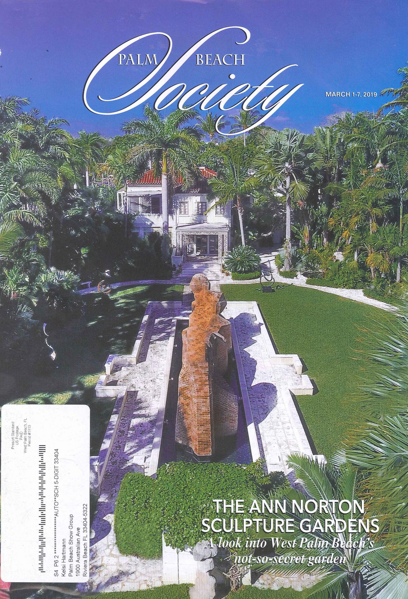 Palm Beach Society - Mar. 1-7, 2019 - Palm Beach Show